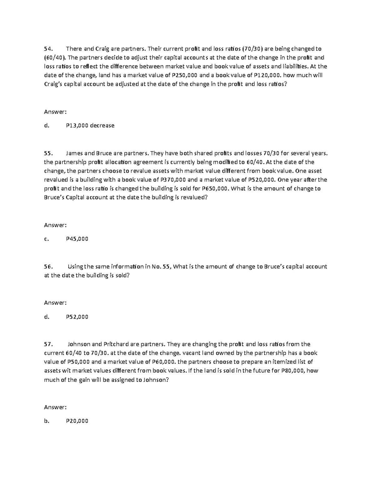 problem-solving-lump-sum-liquidation-pdf-free easy answers and solutions - There and Craig are ...