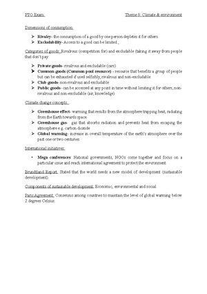 PTO 101 Notes (Theme 1) - IT HELPS TO STUDY - PTO 101 - UP - Studocu