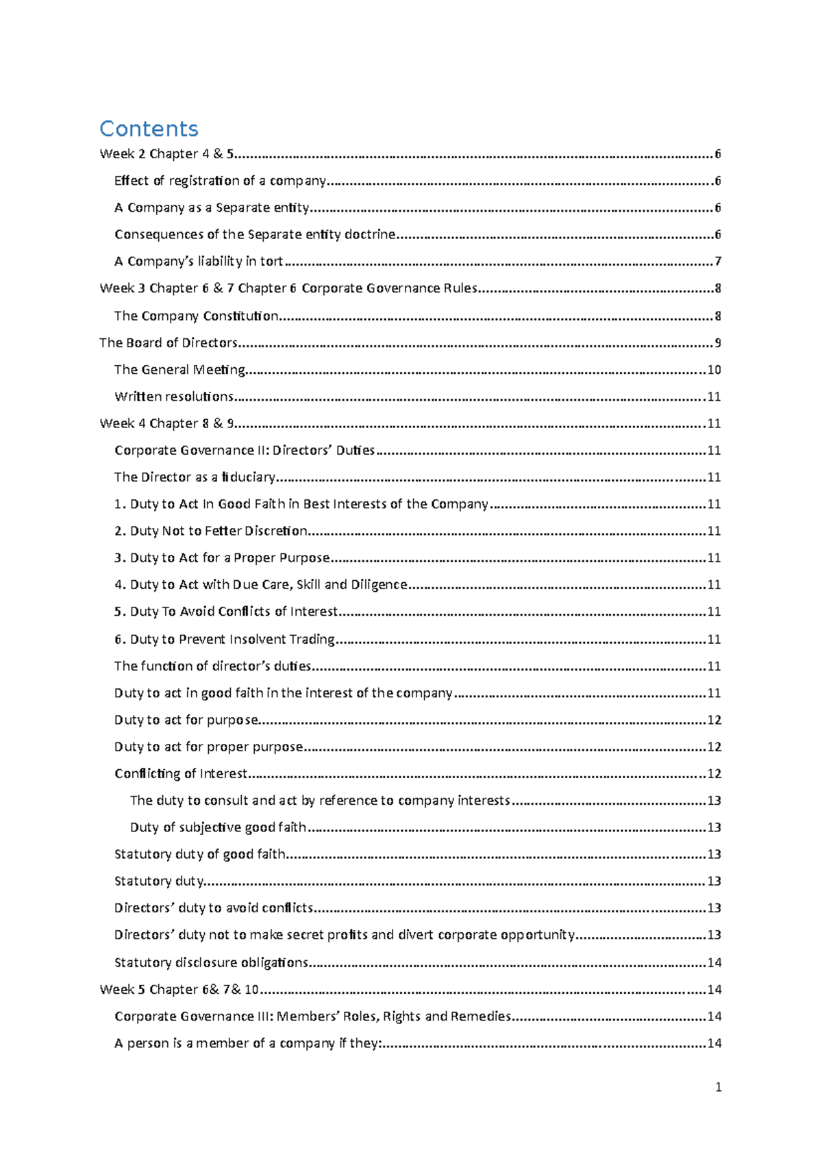 Summary - Notes - Contents Week 2 Chapter 4 - Studocu