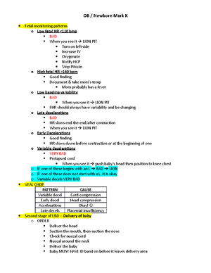 Types of Shock Cheat Sheet - NURS 4207 - Georgia Southern - Studocu