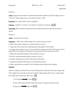 Homework 11 ENGT221- unfinished - ENGT 120 Homework 11 NOTE: Use non ...