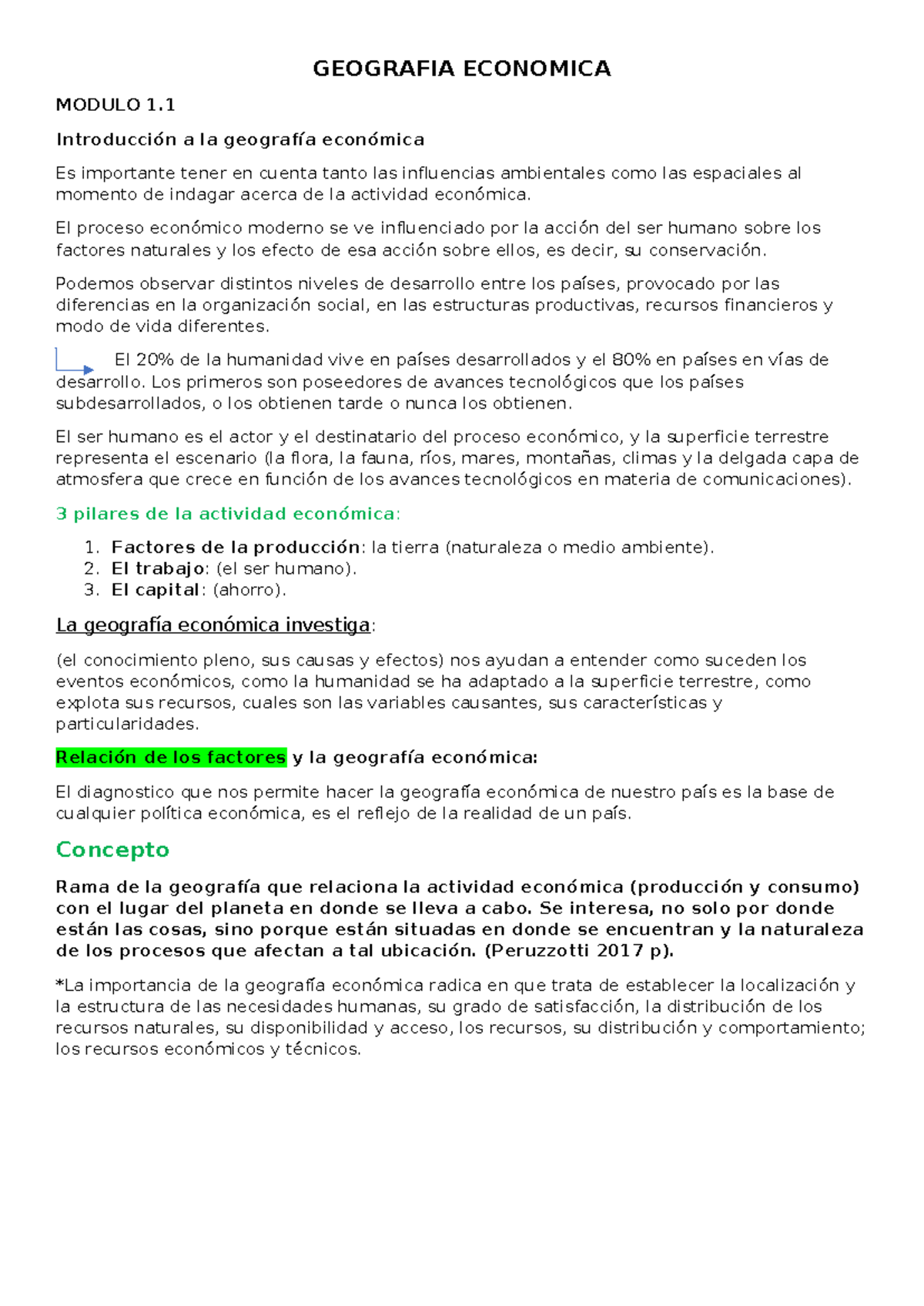 Geografia Economica resumen m1 y m2 - GEOGRAFIA ECONOMICA MODULO 1 ...