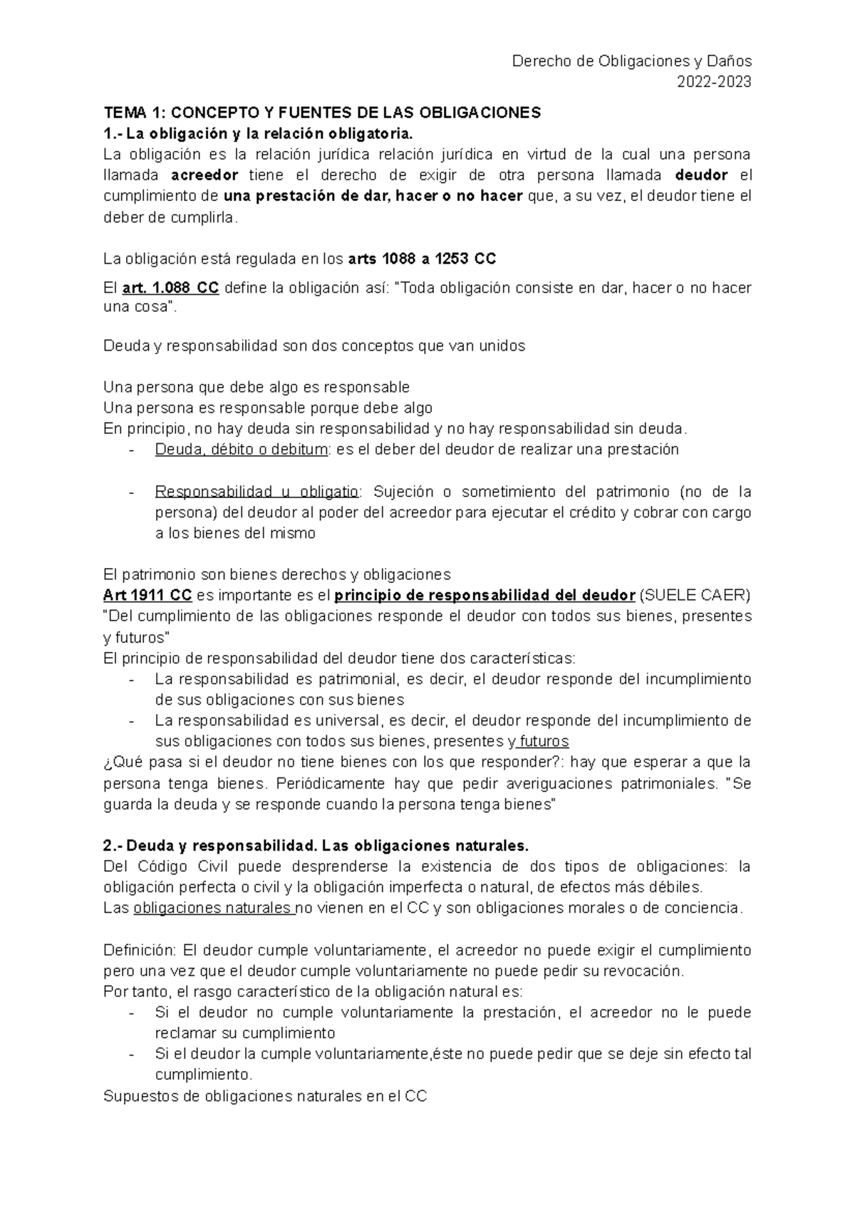 Apuntes de DOYD - Del tema 1 al 5 - 2022- TEMA 1: CONCEPTO Y FUENTES DE ...