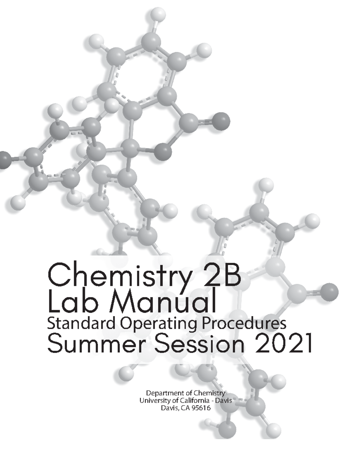 DO NOT Throw AWAY-CHEM 2B LAB Manual - Chemistry 2B Lab Manual Standard ...
