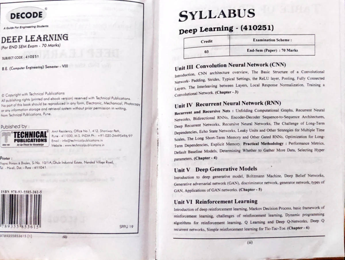 DL Decode 6th unit - mjhfj - Deep Learning Reinforcement Learning Unit VI Environment 6 - Studocu