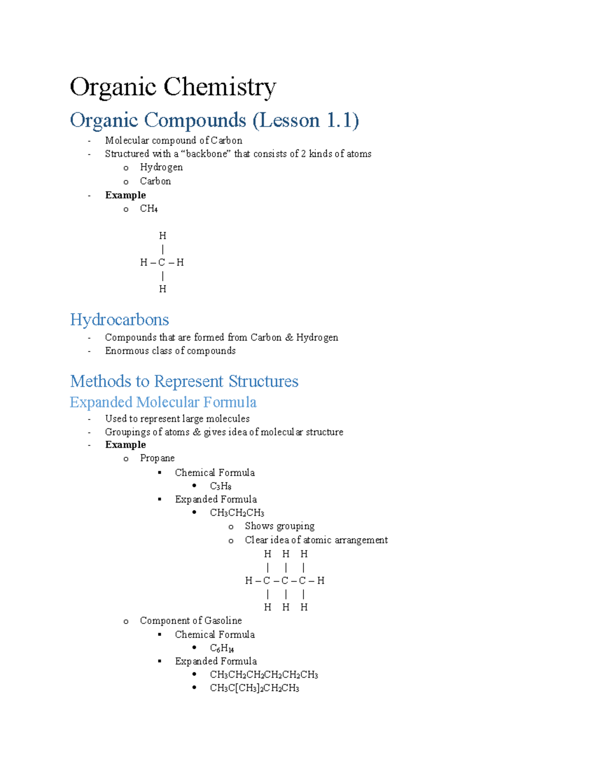 Organic Chemistry - hello - Organic Chemistry Organic Compounds (Lesson ...