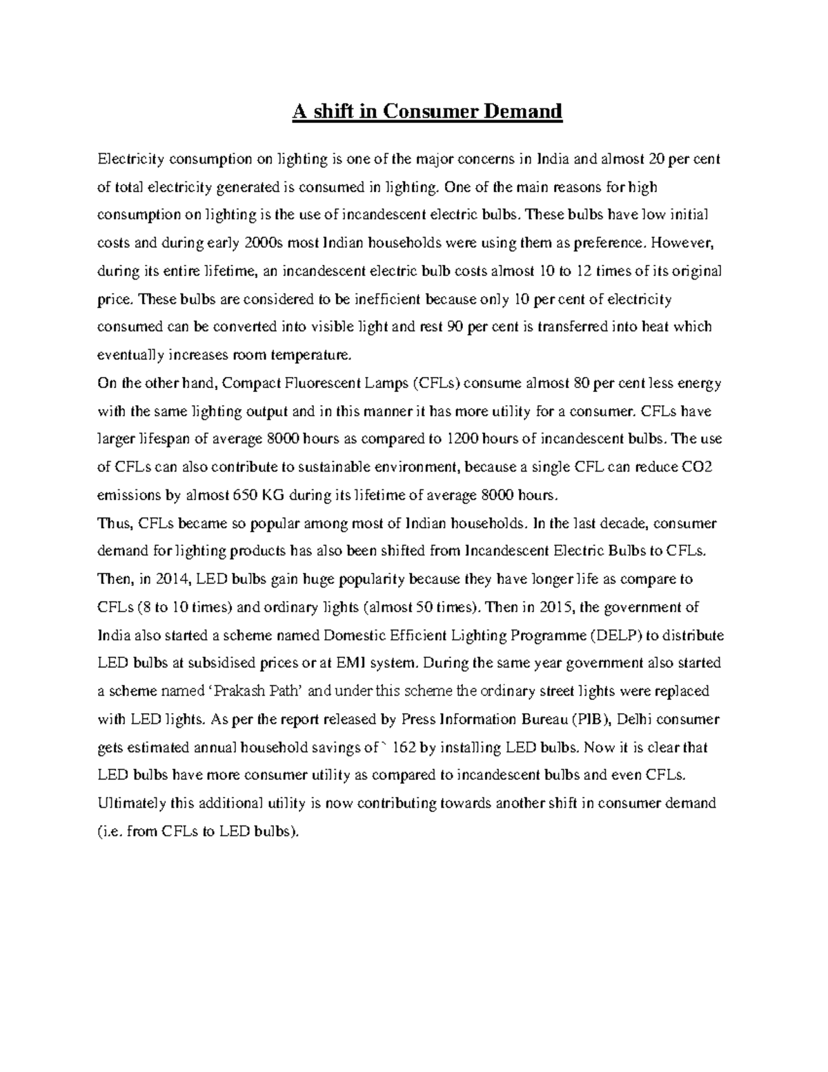 Utility case study - All Authentic - A shift in Consumer Demand ...