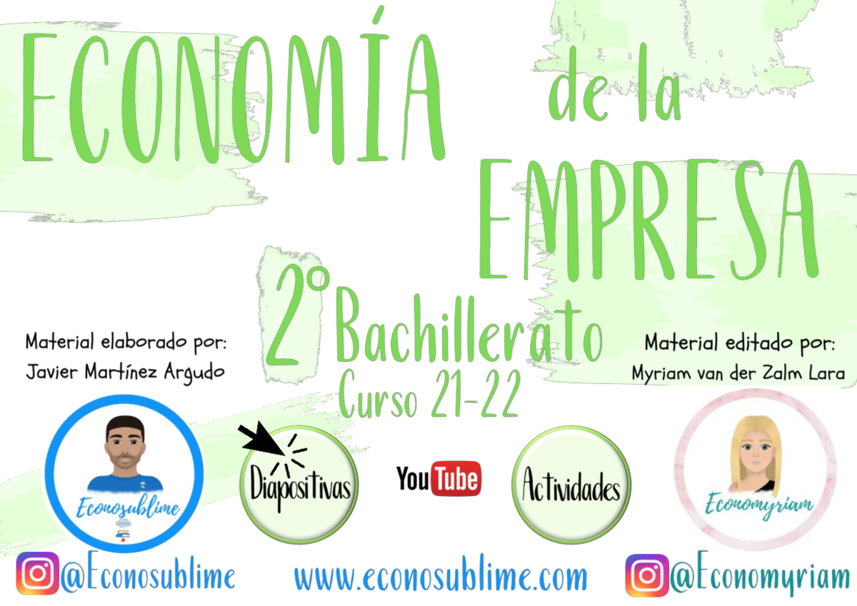 Libro Completo Economía 2º Bachillerato - UNIDAD 1. La razón de ser de ...