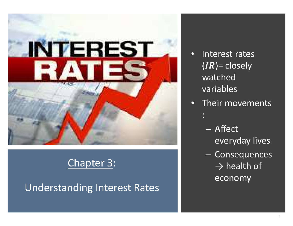 international project financing - Chapter 3: Understanding Interest ...