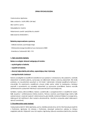 Kwestionariusz SOC-29 I Normy stenowe dla Kwestionariusza SOC Antonovsky - KWESTIONARIUSZ ...