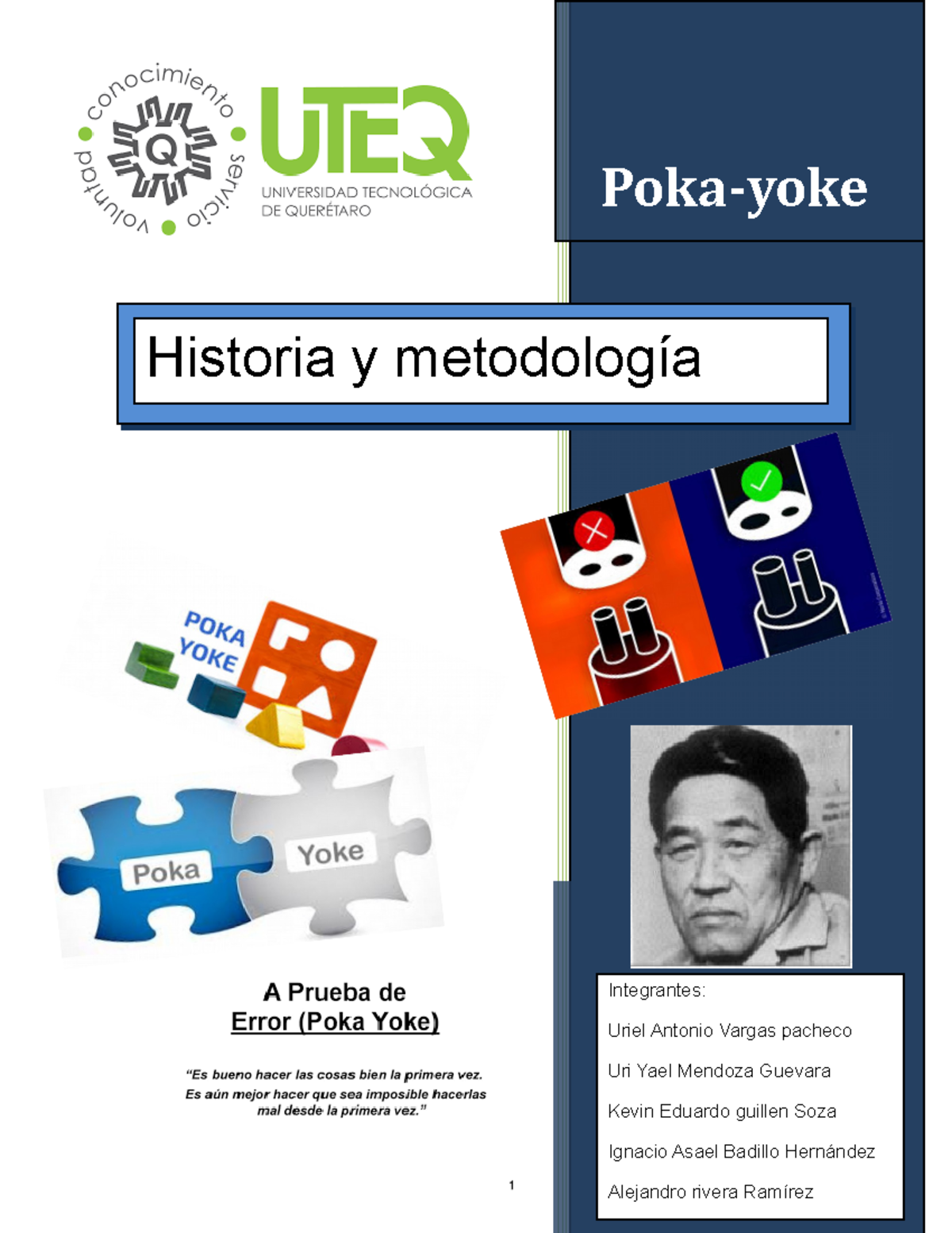 Poka Yoke - Ah ghyts - Poka-yoke Historia y metodología Integrantes ...