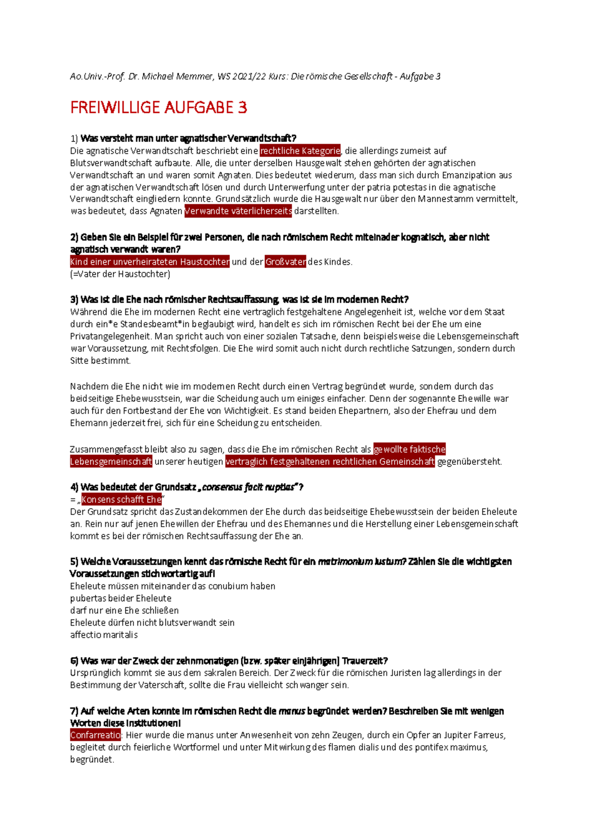 3.Abgabe aus KU Römische Gesellschaft - Ao.-Prof. Dr. Michael Memmer ...