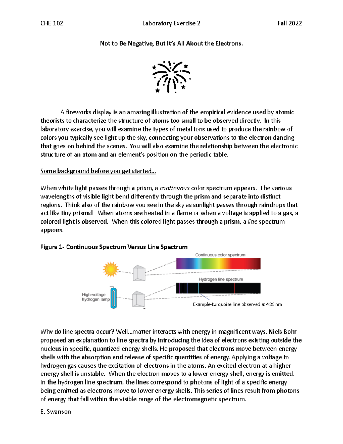 CHEM LAB 2 - teaches all about electrons and reactivity to metals ...