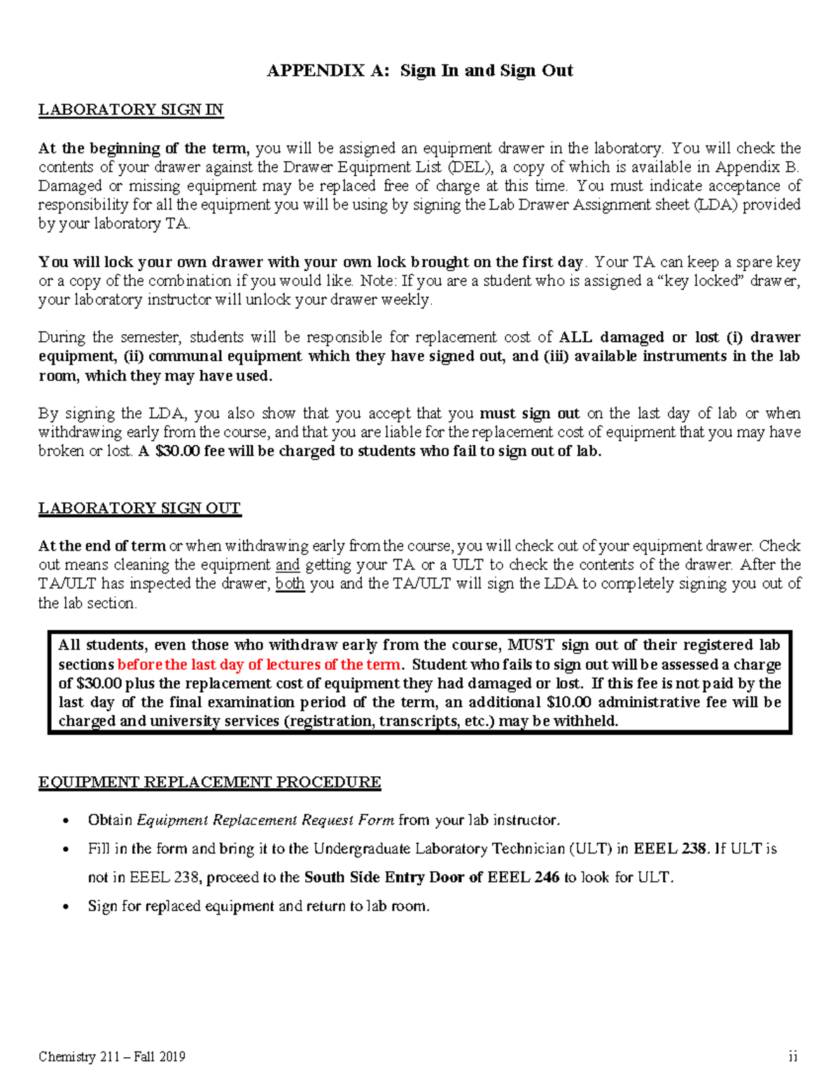 CHEM211F19+Appendices+AB - Chemistry 211 - Warning: TT: undefined function: 32 - Studocu