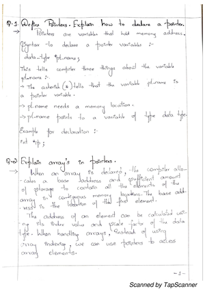Unit1 - c programming concept - Unit – I Overview of C C is a structured, high-level machine ...