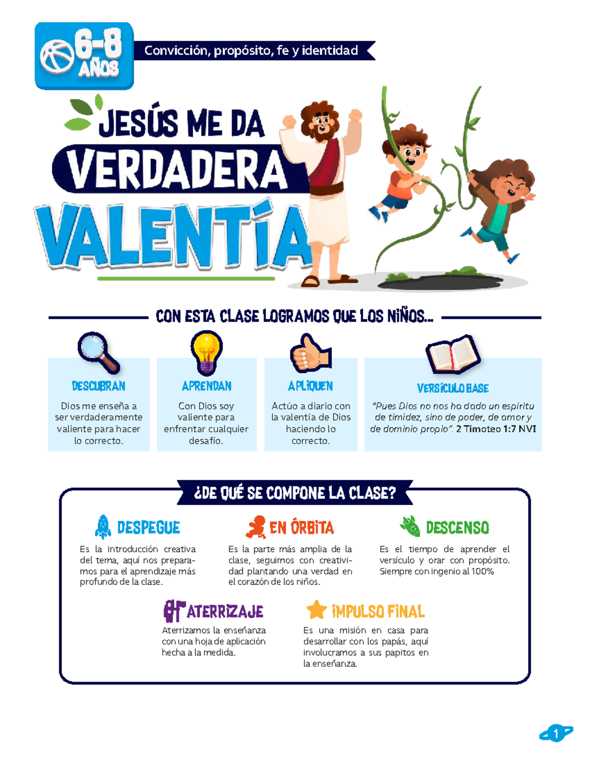 6 8 Jesus me da verdadera valentia - DescubrAn AprendAn ApliQUEN ...