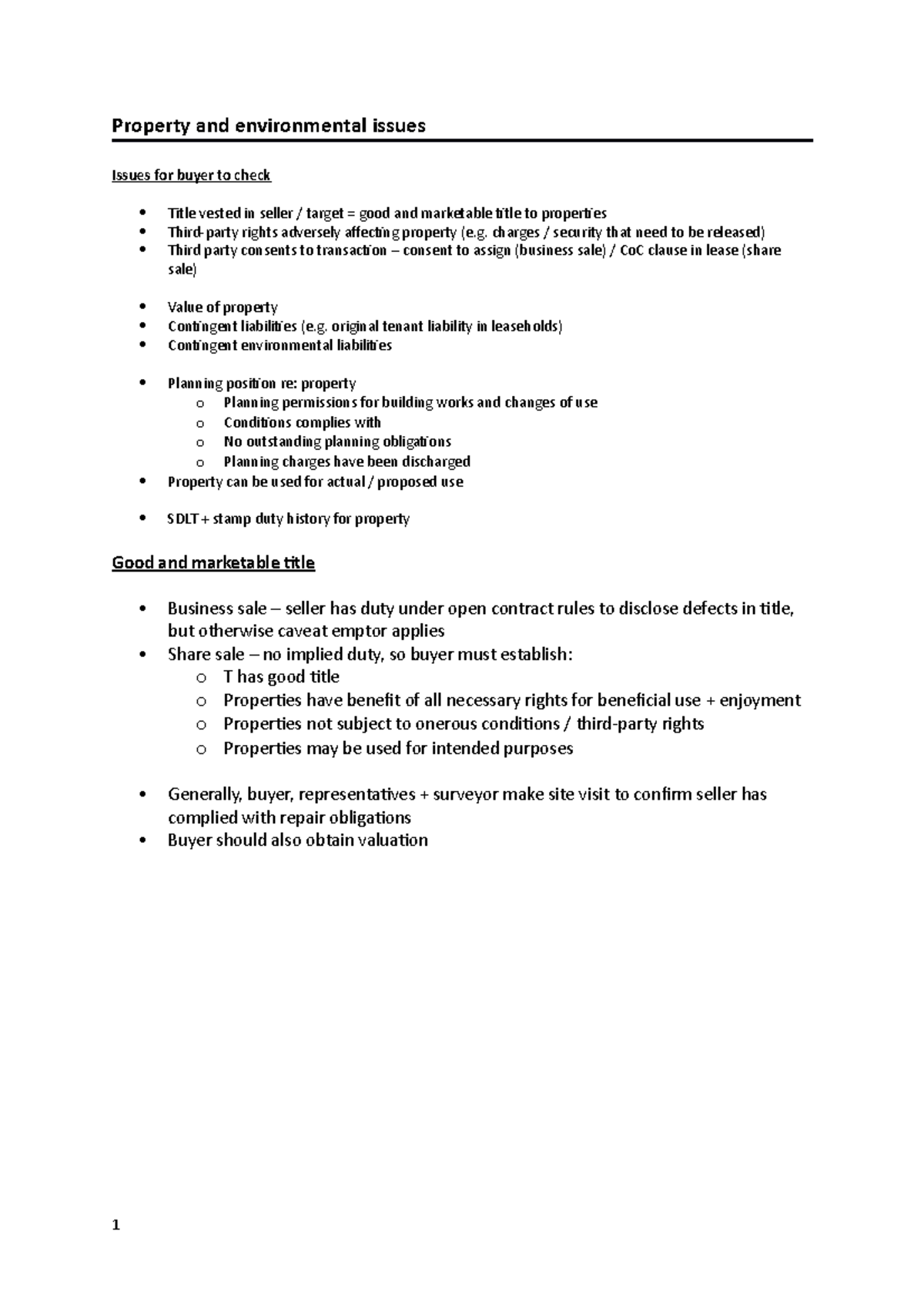 05 Property and environmental issues - Property and environmental ...