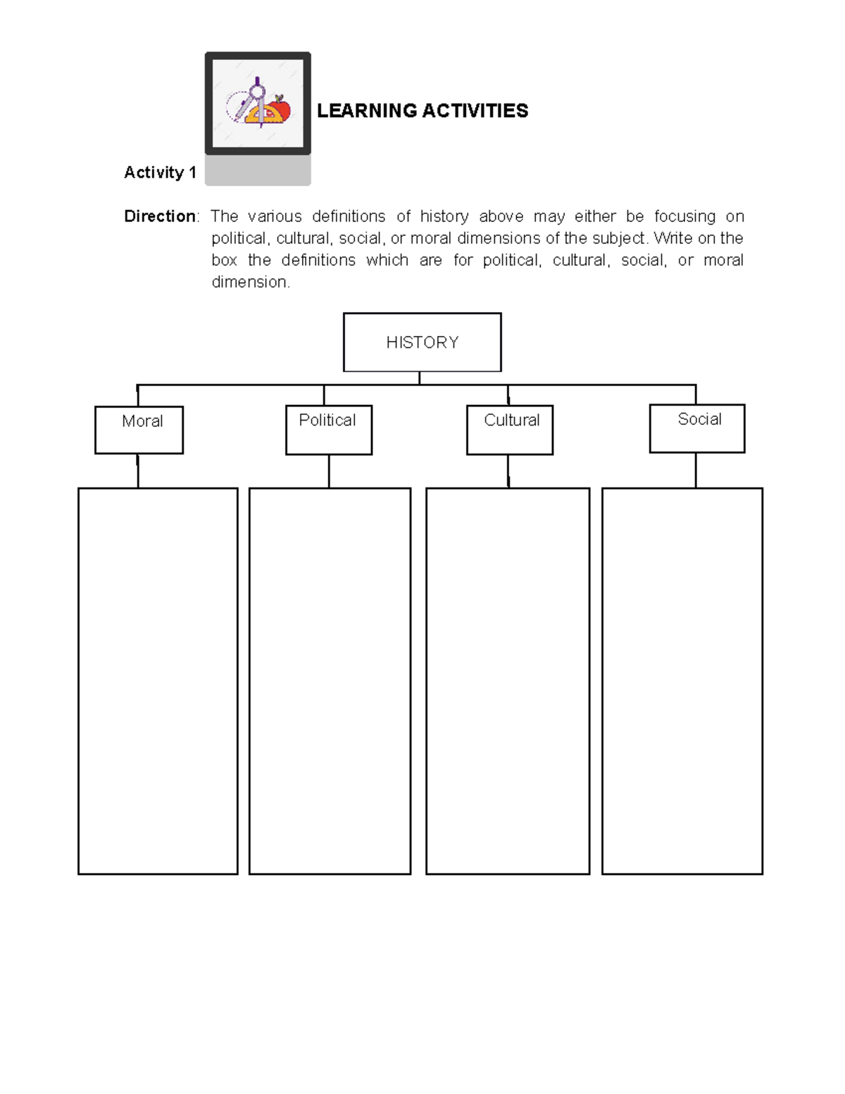 Topic 1 learning activities ge2 2021 - LEARNING ACTIVITIES Activity 1 ...
