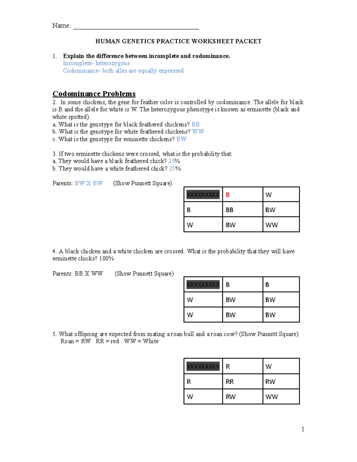 Amberly He - Punnett Squares (nonmendelian) - 3996968 - HUMAN GENETICS ...