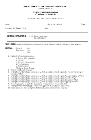 Diass Q1 Module 11 week 5 - Disciplines and Ideas in the Applied Social Sciences Quarter1-Week ...