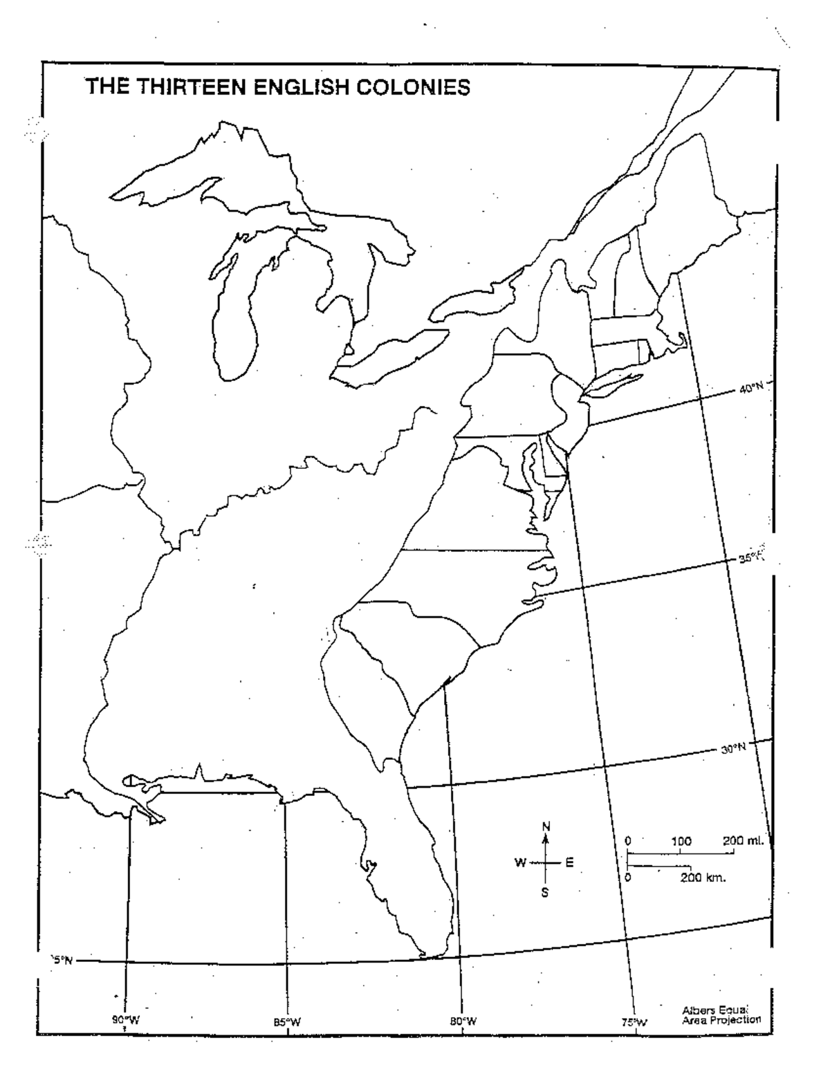 Rachel Gendron - The Thirteen English Colonies Map - Studocu