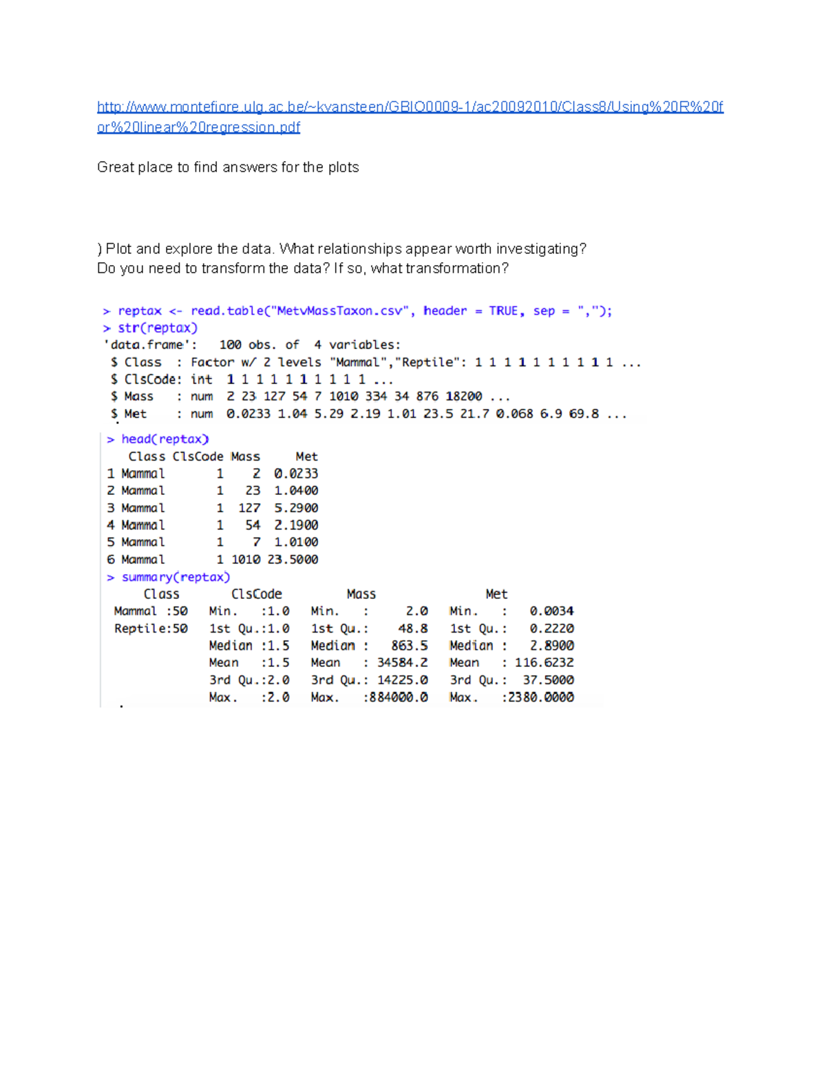 Biostats 5 - basic questions to use r program, R is a programming ...