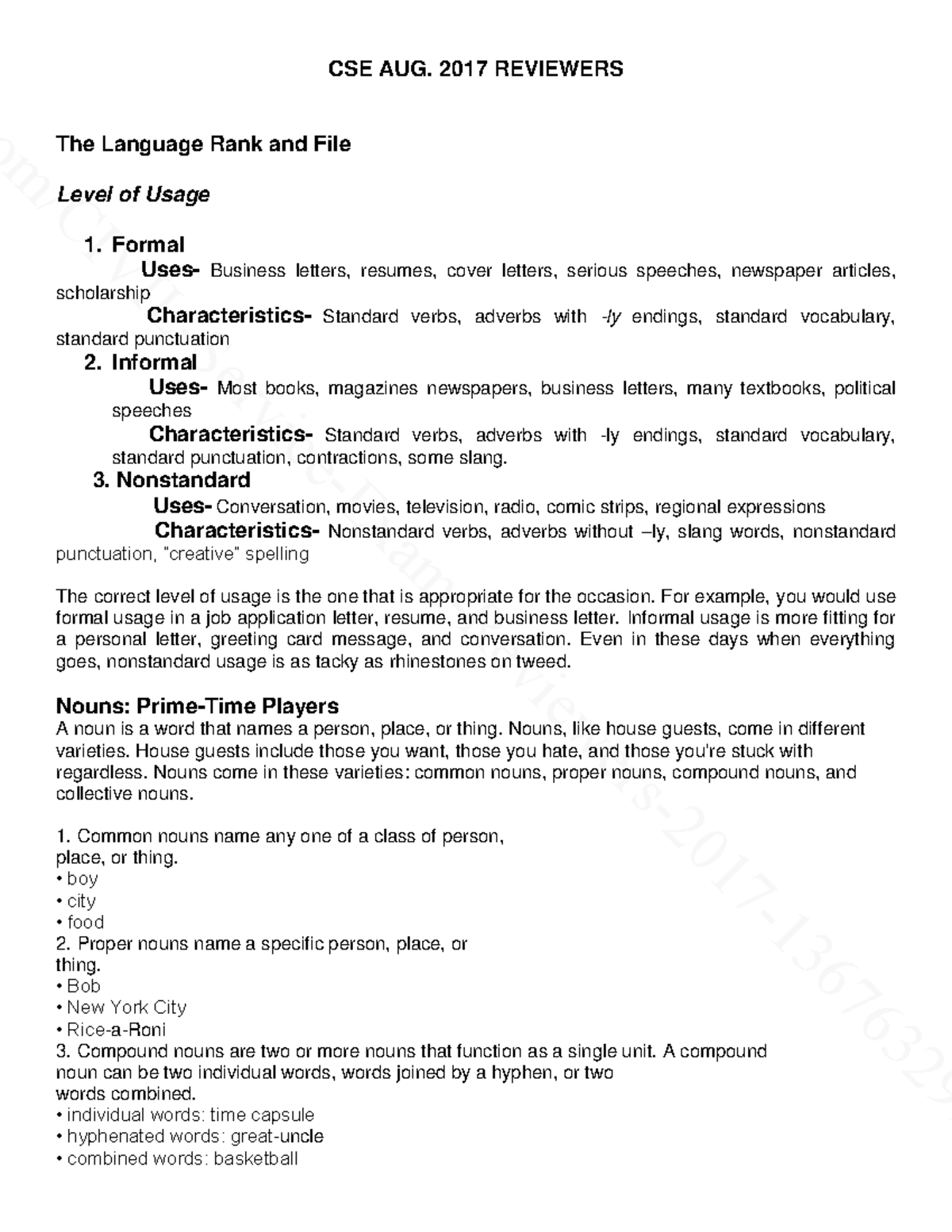 CSE-English-Reviewer - CSE AUG. 2017 REVIEWERS The Language Rank and ...