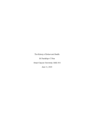 M. Lopez BHS 350 High Risk Reporting - High Risk Reporting Madeleine ...