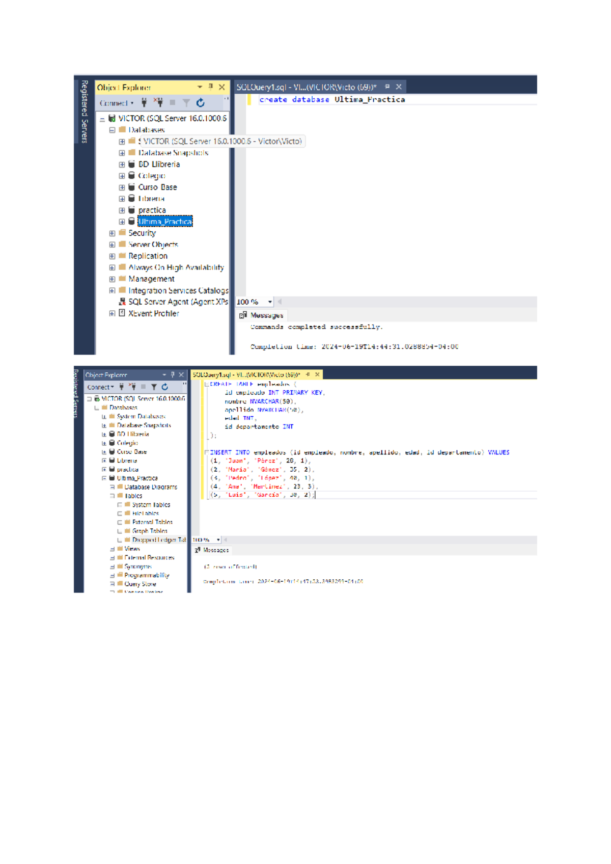Practica Final SQL - 3 - Lista los empleados ordenados por edad en orden descendente. 4 ...