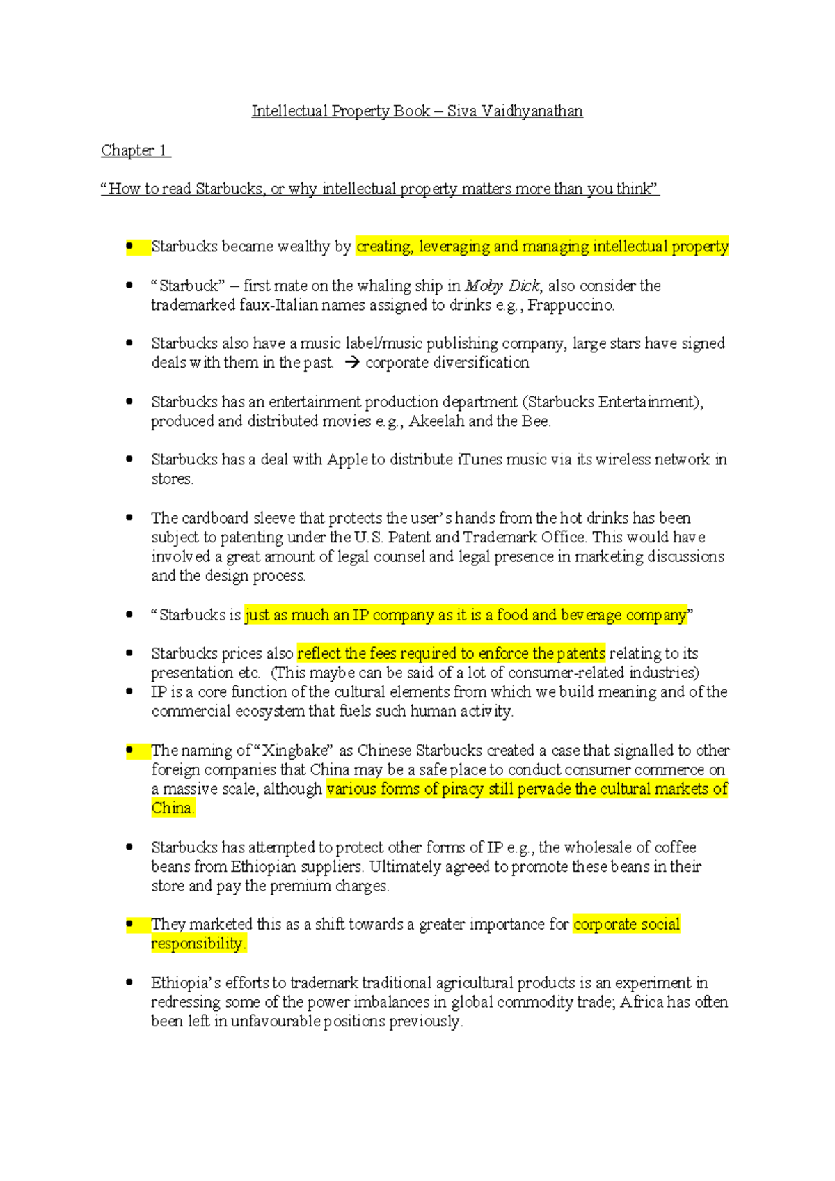 Chapter 1 - Eueos - Intellectual Property Book – Siva Vaidhyanathan Chapter 1 “How to read - Studocu