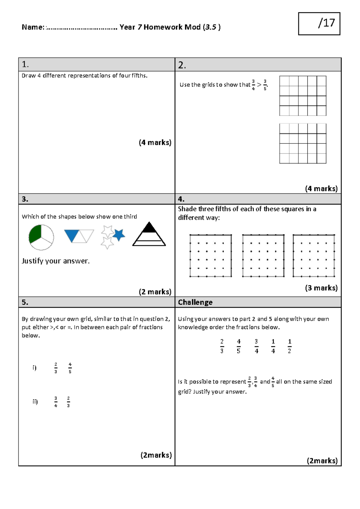 3 - MGGYGJHHY7G - Name::................................... Year 7 ...