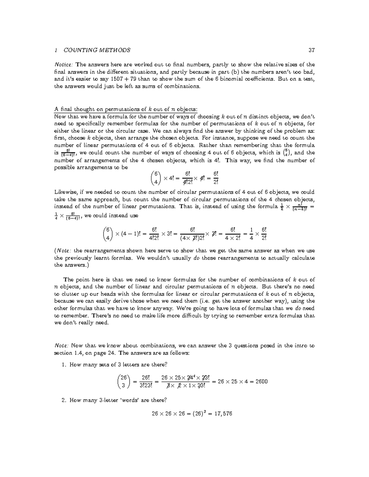 Sec1 6 - Theory and Example - Notice: The answers here are worked out ...
