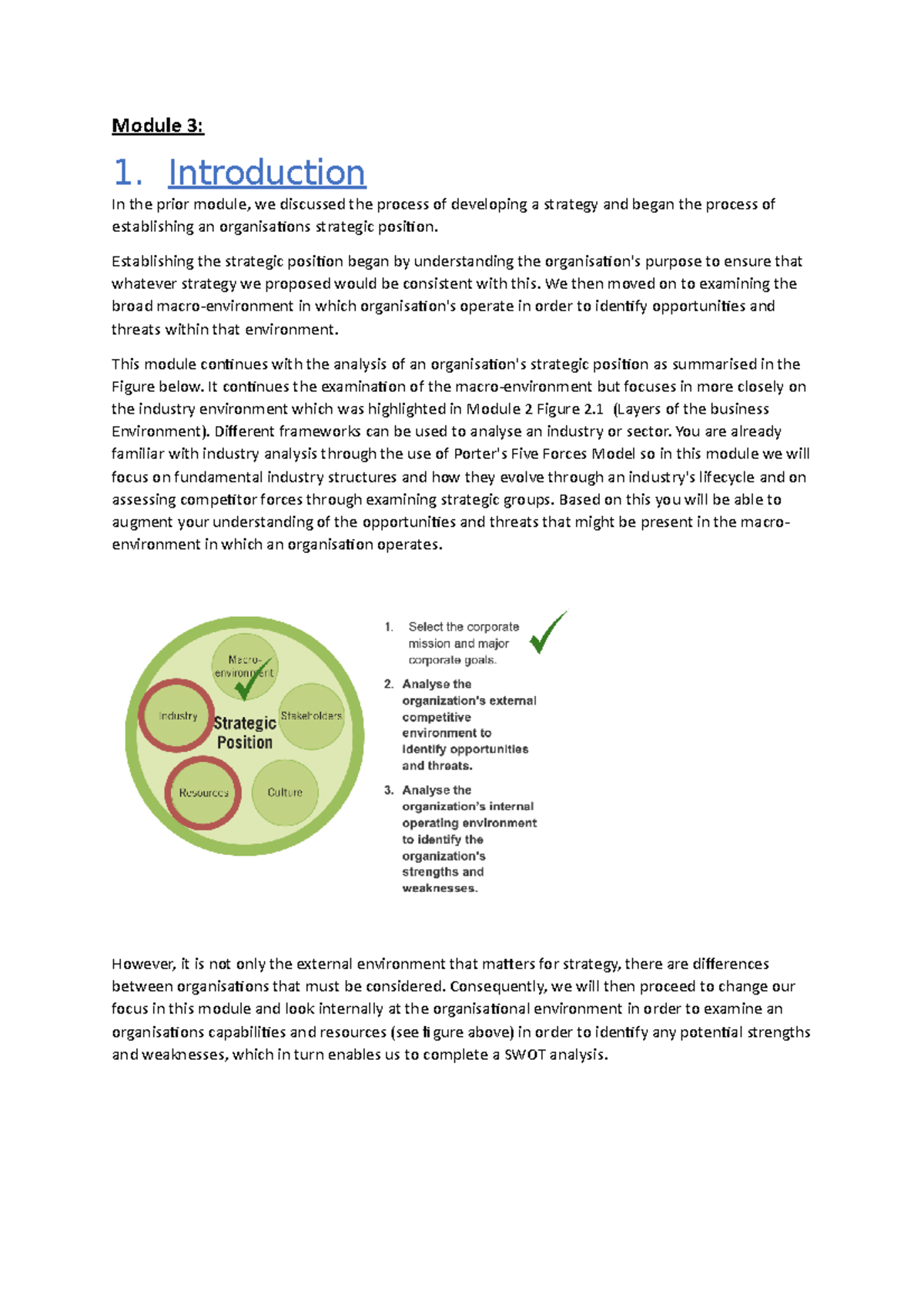 Module 3 - ENGG440 - UOW - Studocu