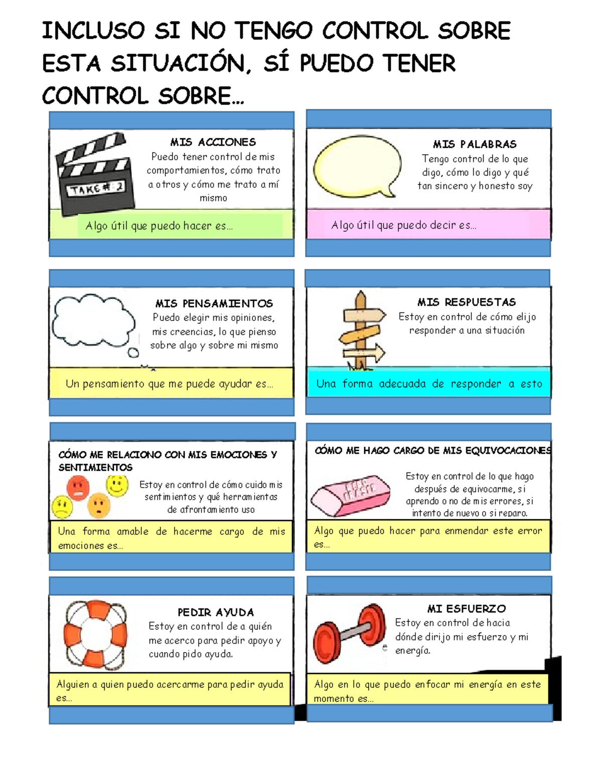Locus de control interno-externo - MIS ACCIONES Puedo tener control de ...