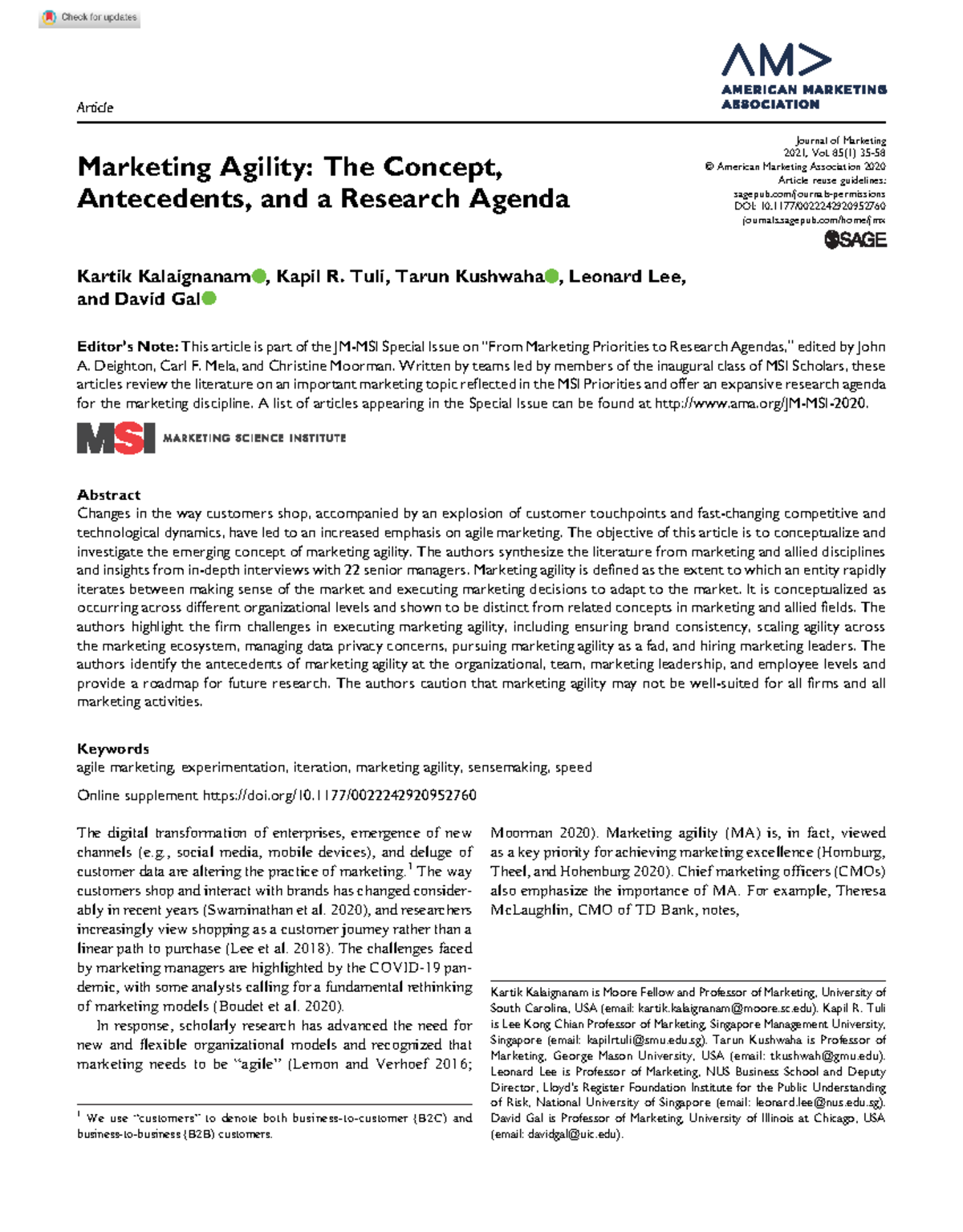 How to Maximize the Potential of Marketing Agility - Article Marketing ...