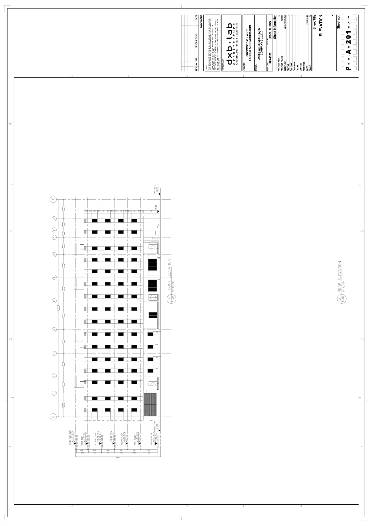 A-201-202 elevation-2 A-201 - Arts and Arts - Studocu