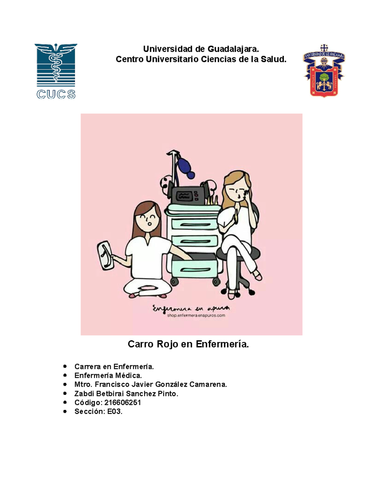 Tarea 9 - Enfermería medica - Universidad de Guadalajara. Centro ...