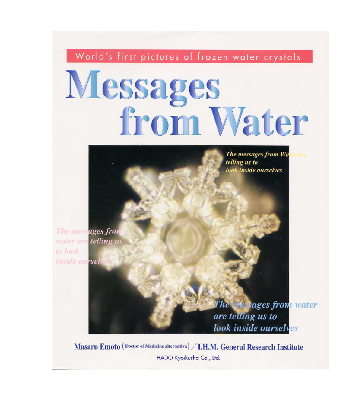 Message From Water- Emotou - first pictures of frozen water crystals ...