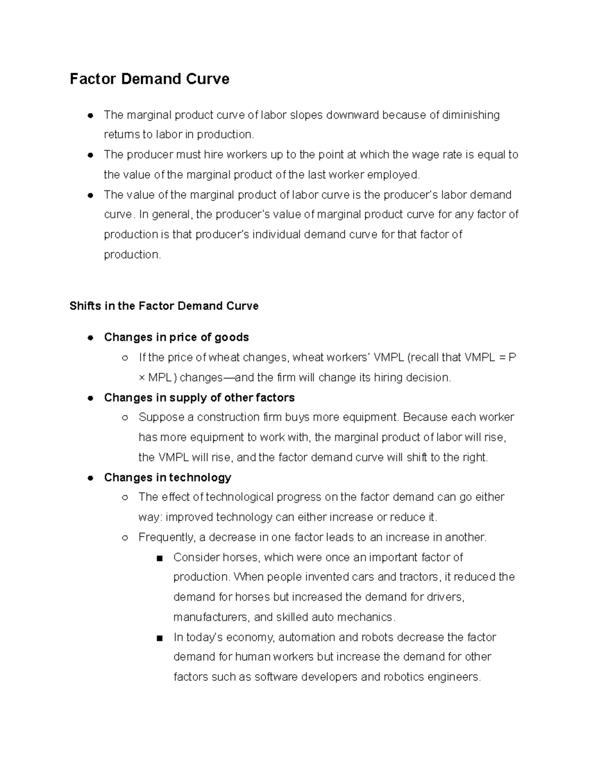 Factor Demand Curve - Econs 101 - Kennedy Odongo - Factor Demand Curve ...