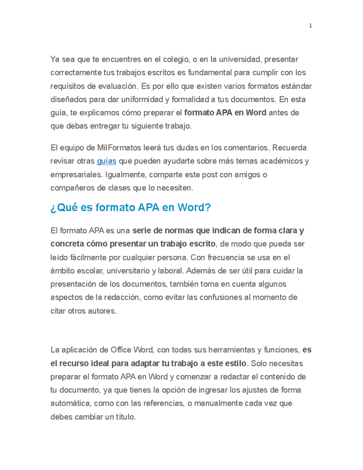 COMO Hacer UN Formato APA - Ya sea que te encuentres en el colegio, o en la universidad ...