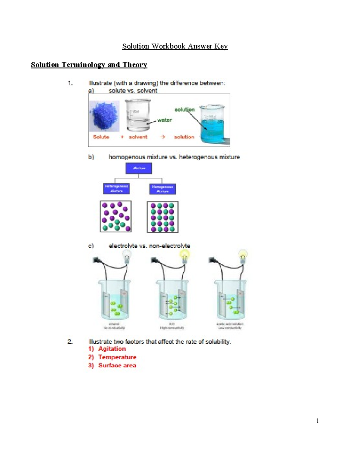 Solution,Acids Bases Workbook KEY - Solution Workbook Answer Key ...