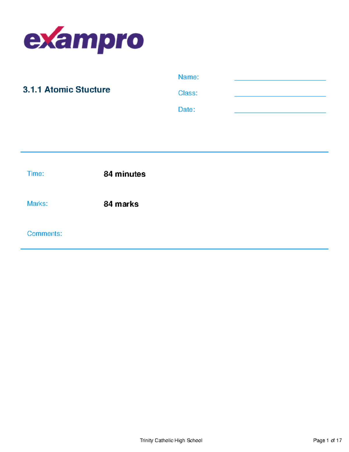 3 1 1Atomic Stucture - gkhjhhvuihhjbhvjbk - 3.1 Atomic Stucture Name