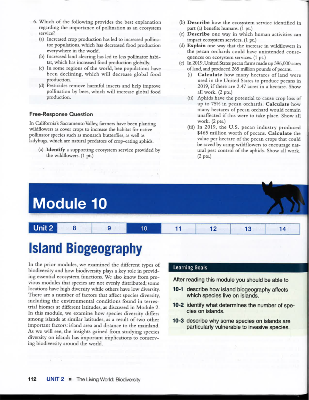APES+Module+10+Textbook - 6. Which of the following provides the best ...
