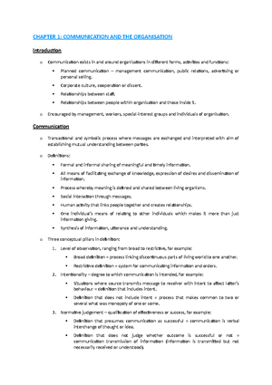Chapter 2 - Communication Integration - CHAPTER 2: COMMUNICATION ...