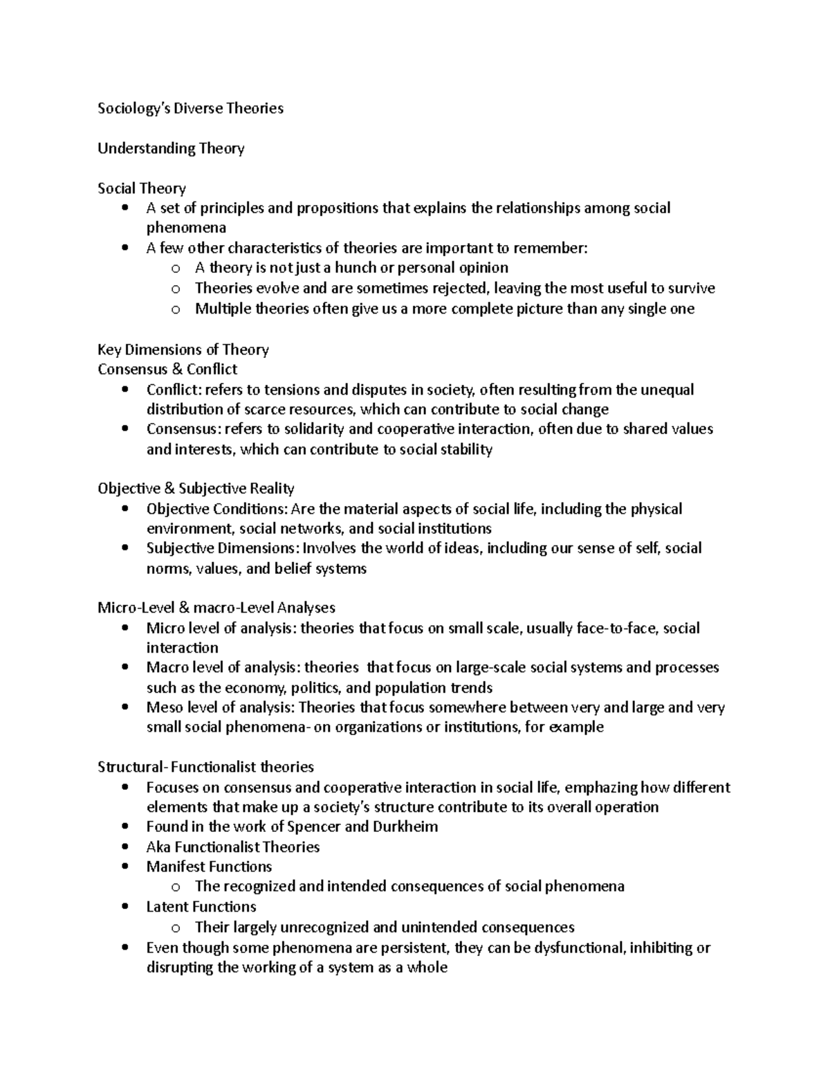 Soc 101 Part 8 - Professor: Russell Castro - Sociology’s Diverse ...