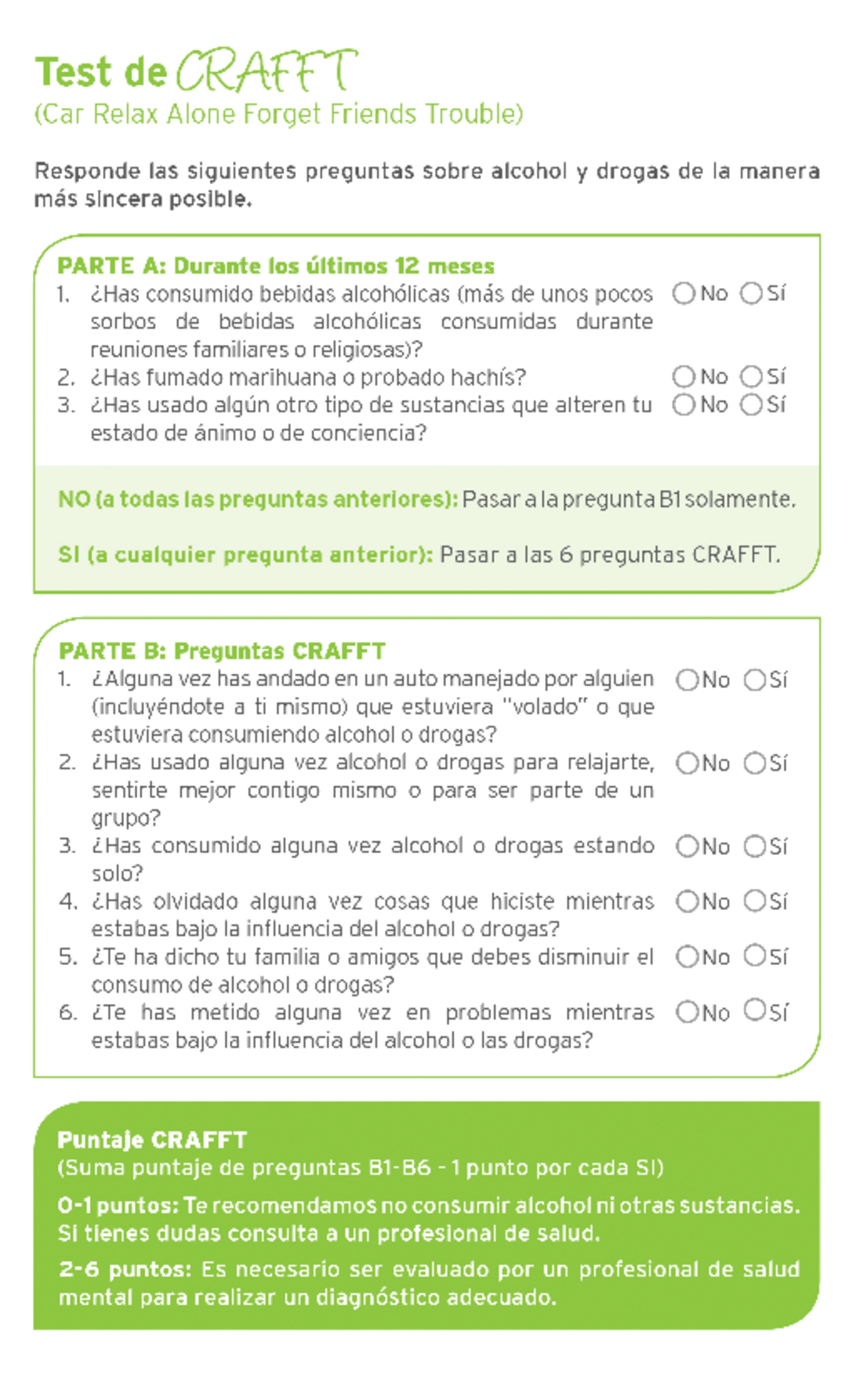 Test de crafft 2018 - History HL - Studocu