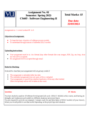 CS625 Professional Practices Final Term (Week 9-16) - CS625 Professional Practices FINAL TERM ...