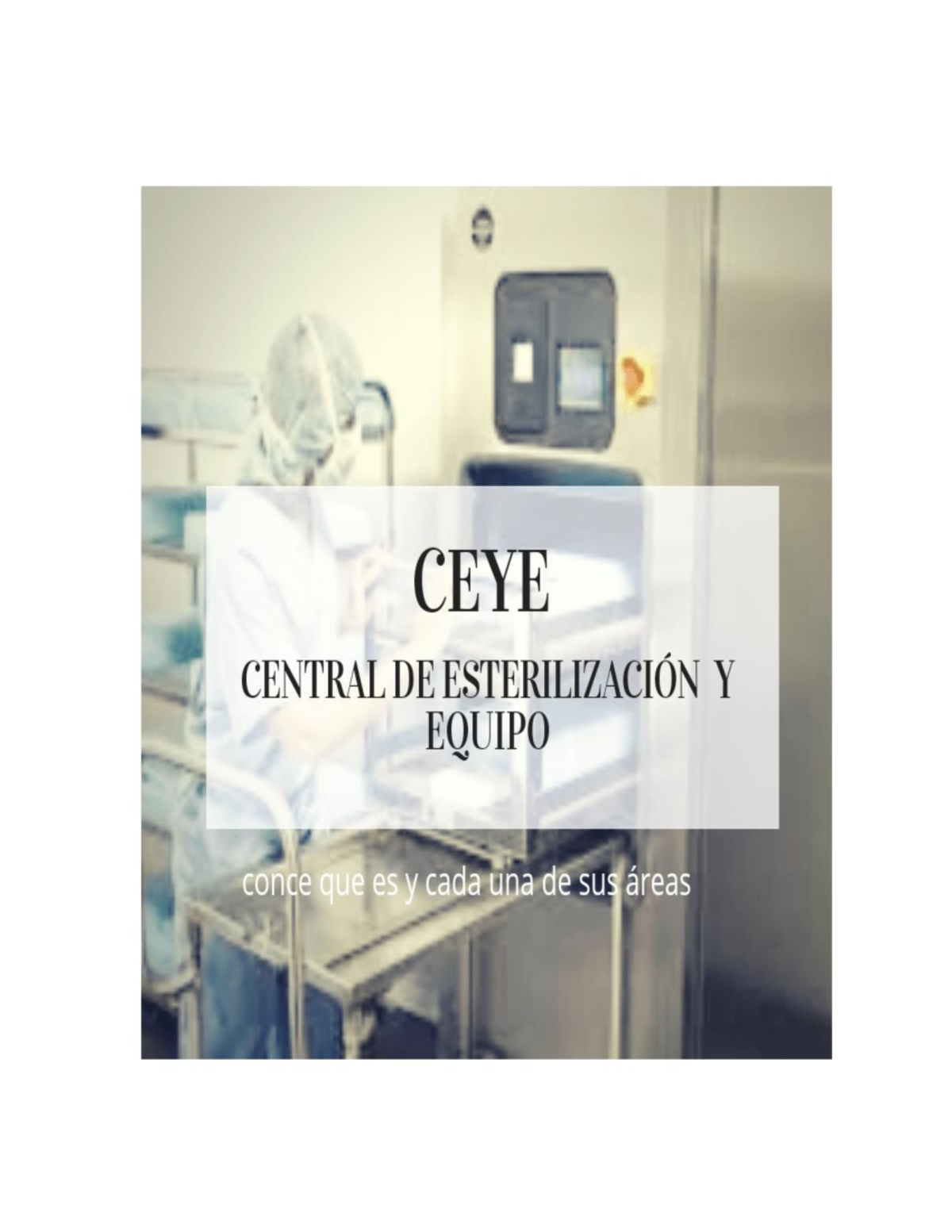 CEYE - es un buen documento - 1 Licenciatura en Enfermería UNIVERSIDAD VASCONCELOS DE TABASCO ...