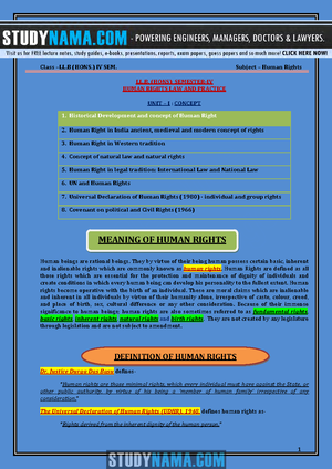 Human Rights Question Papers - 0402/2057/ IV Semester 3 YearsLL.B ...