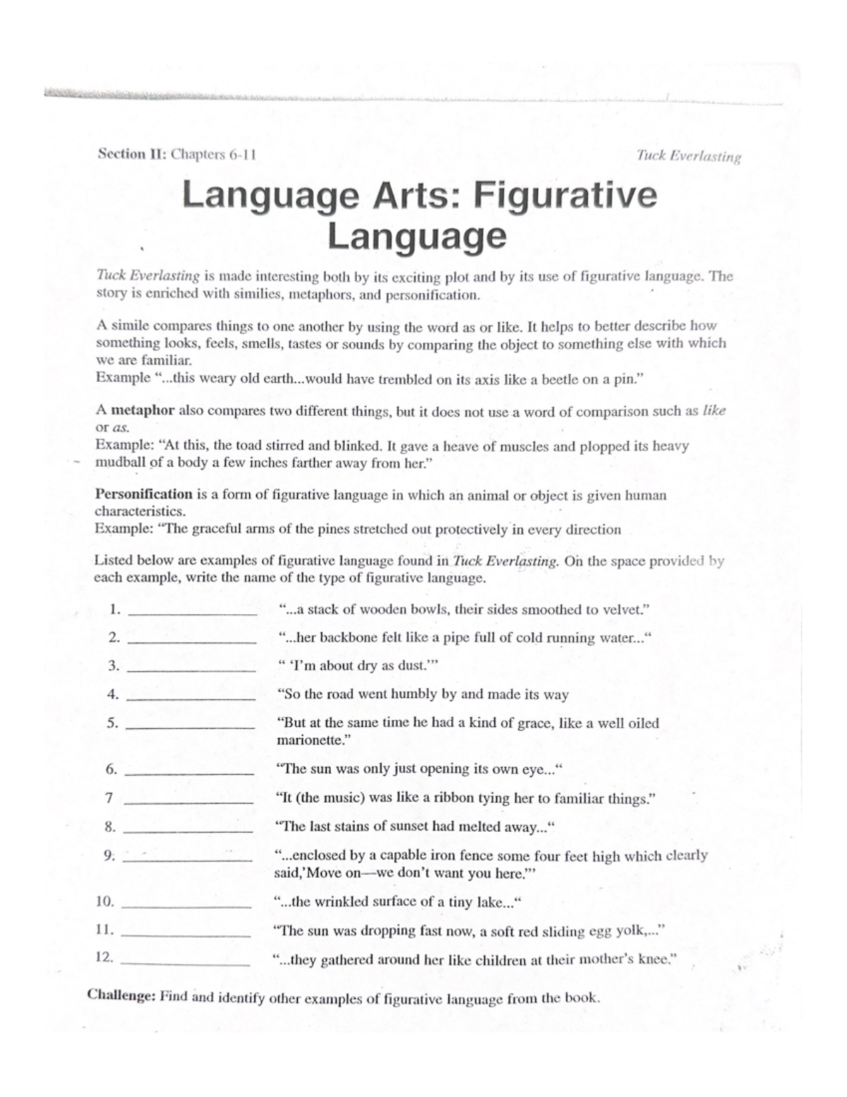 Figurative Language Assignment - JOU 5806 - Studocu